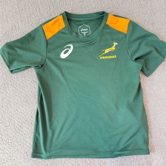 Asics | Shirts & Tops | South Africa Kids Green And Orange Springboks ...